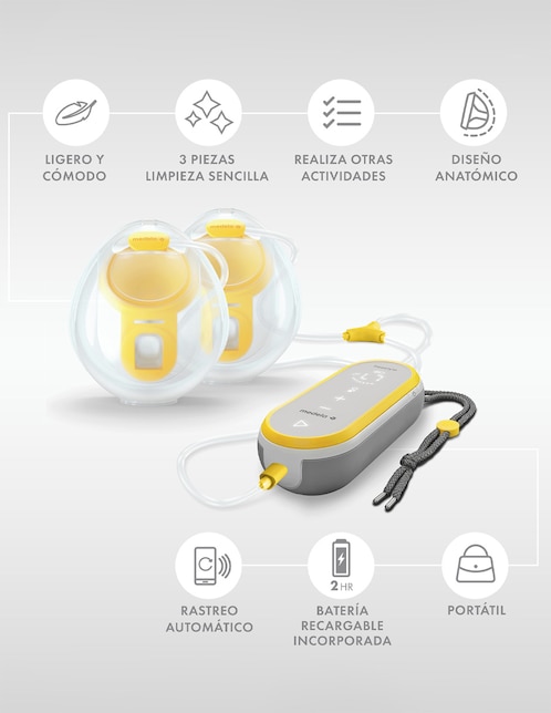 Extractor eléctrico doble Medela 6
