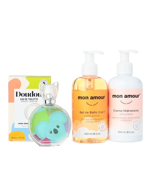 Set higiene Mon Amour 4 piezas unisex 1