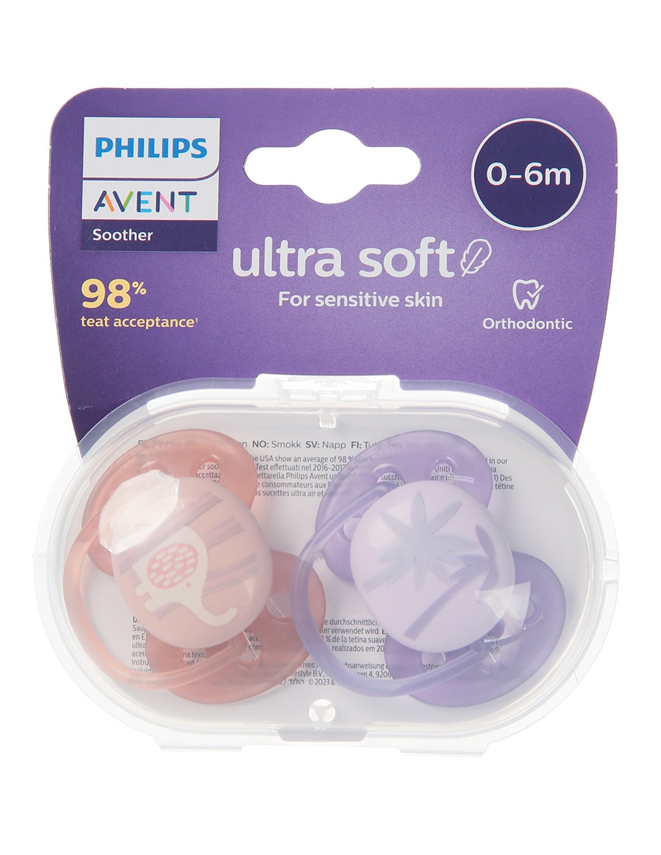 Juego de chupones Avent Ultra Soft